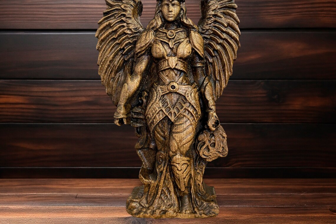 Valkyrie Statue Valkyrja Norse Pantheon Viking Pagan Asatru Heathen ...
