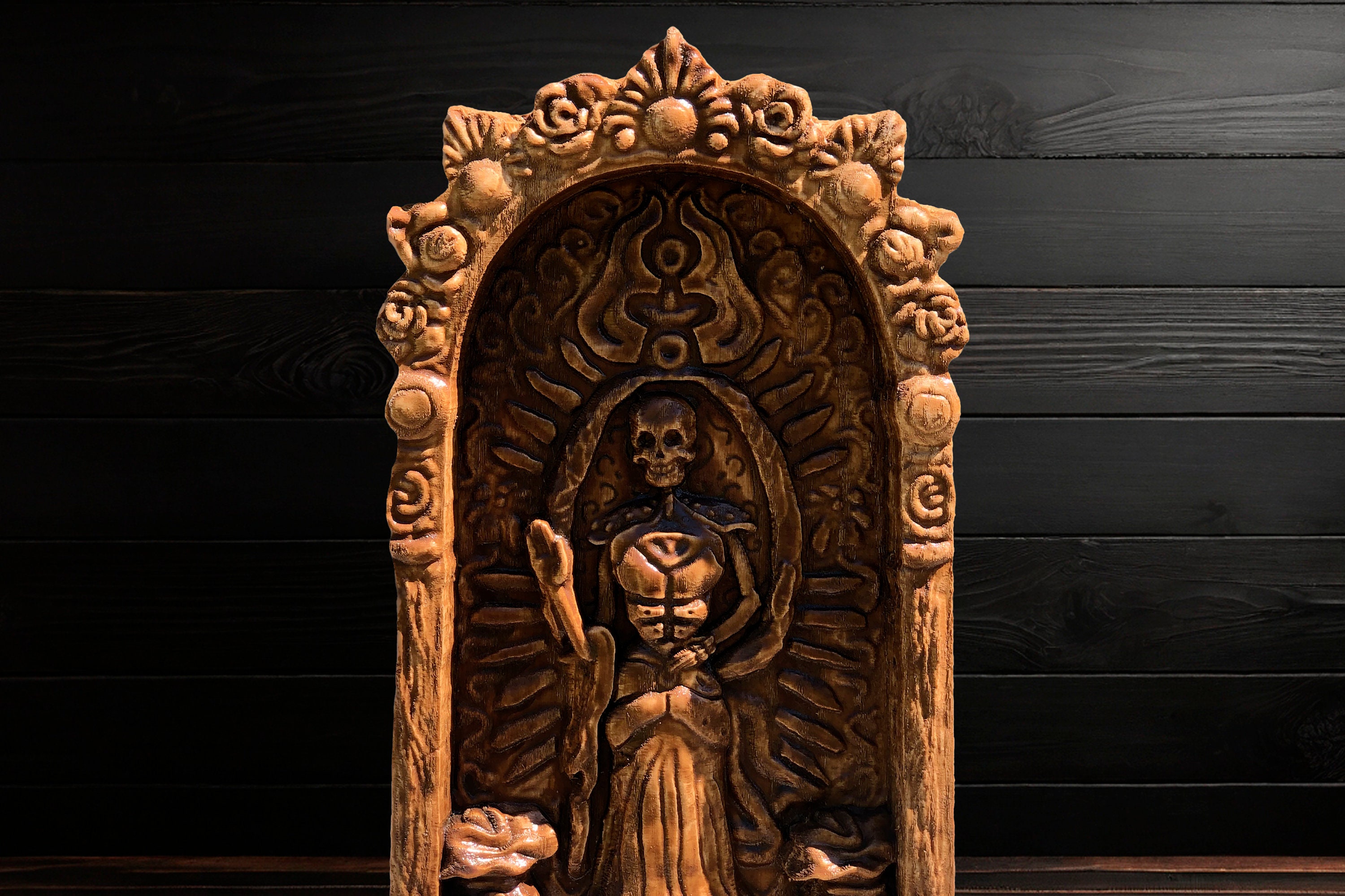 Santa Muerte Goddess Statuette Holy Death Catholicism Hinduism for Home ...