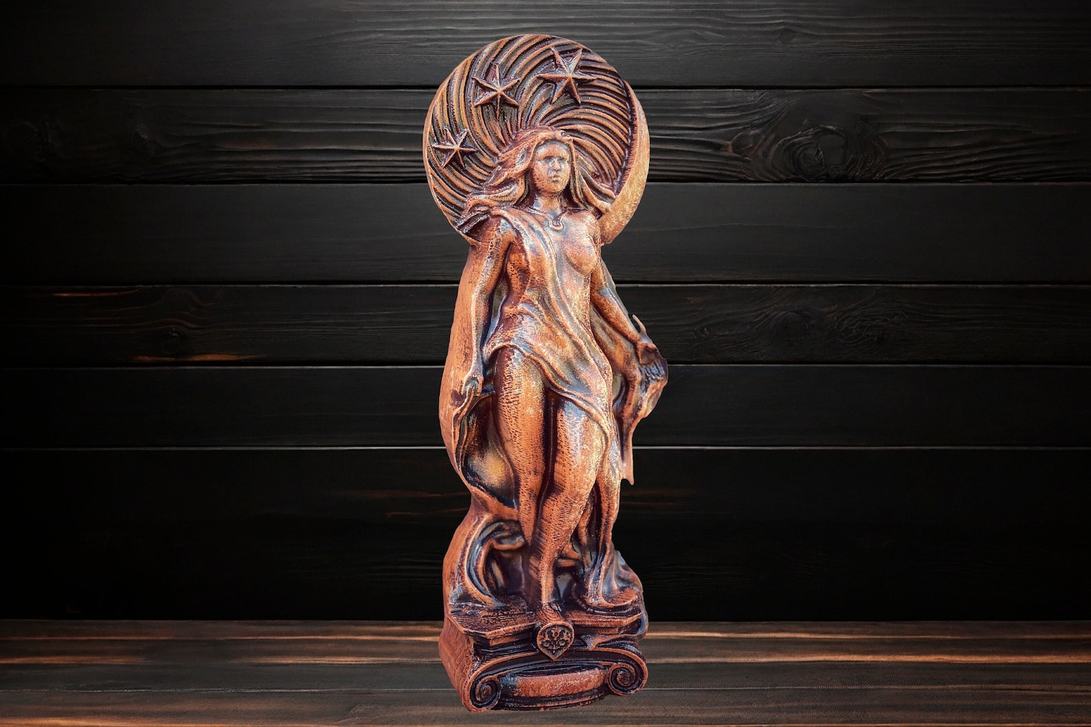 Selene Moon Goddess Luna Norse Goddess Selene Moon Goddess Pagan Statue ...