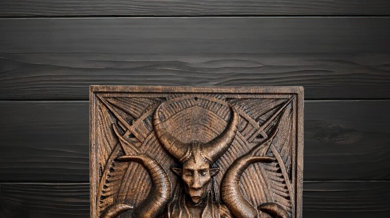 Baphomet Statue Home Altar for Wicca and Occult Enthusiasts Devil ...