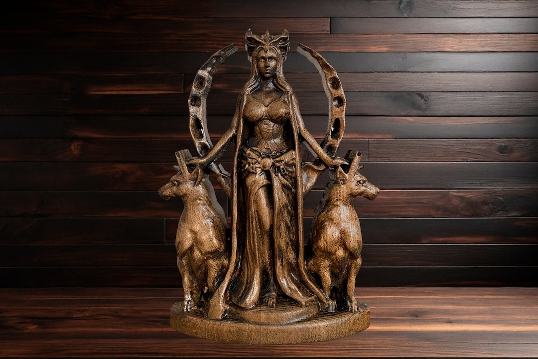 Hecate Statue Greek Goddess Hexe for Pagan Home Altar Statue Hecate Key ...