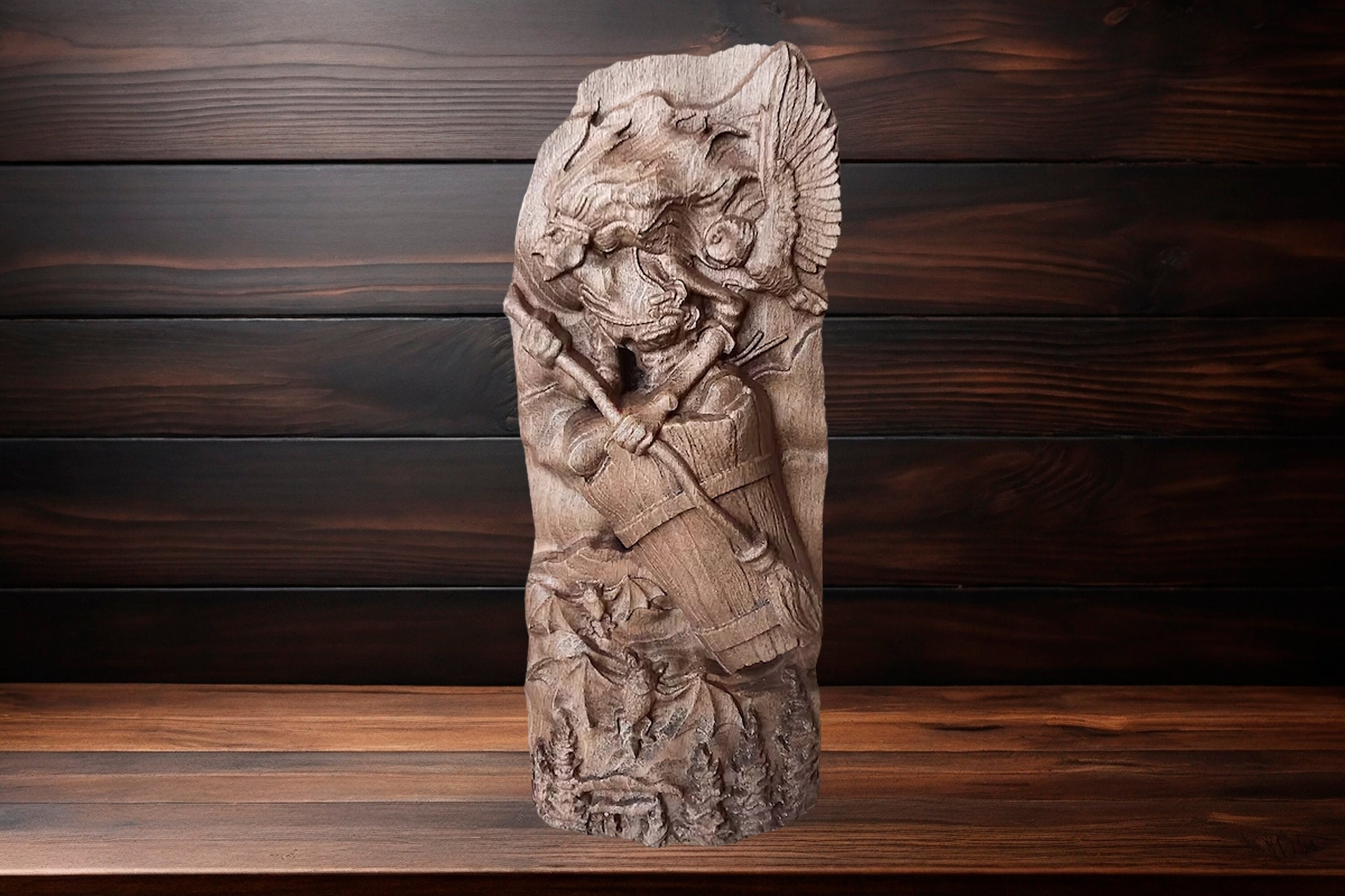 Witch Baba Yaga Statue Witch Figurine Russian Witch Statue Russian ...