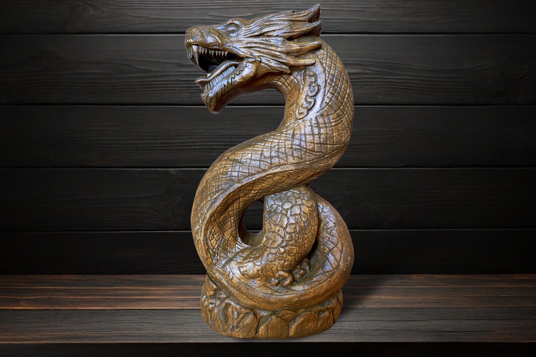 Jormungandr Statue Huge Monster Scandinavian Pantheon Viking Pagan ...