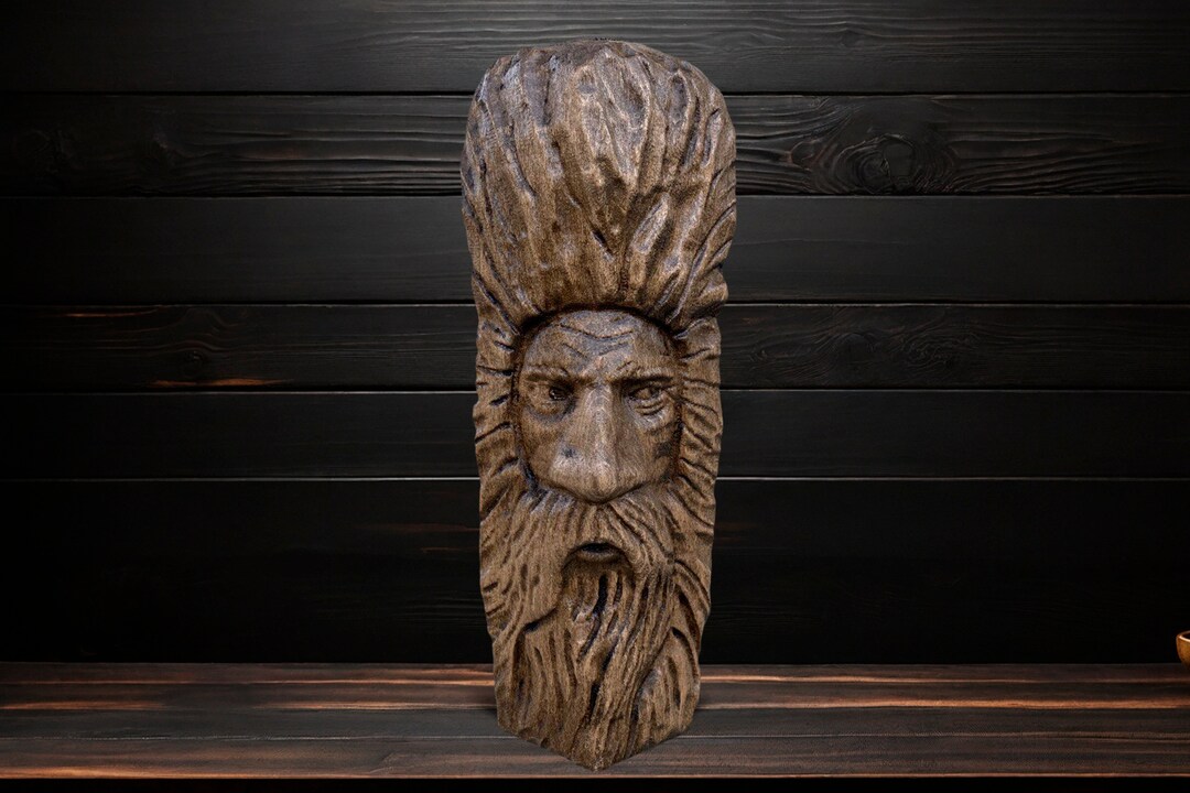 Forrest Stump Wood Tree Face Whimsical Forest Faces Unique Wood Art ...