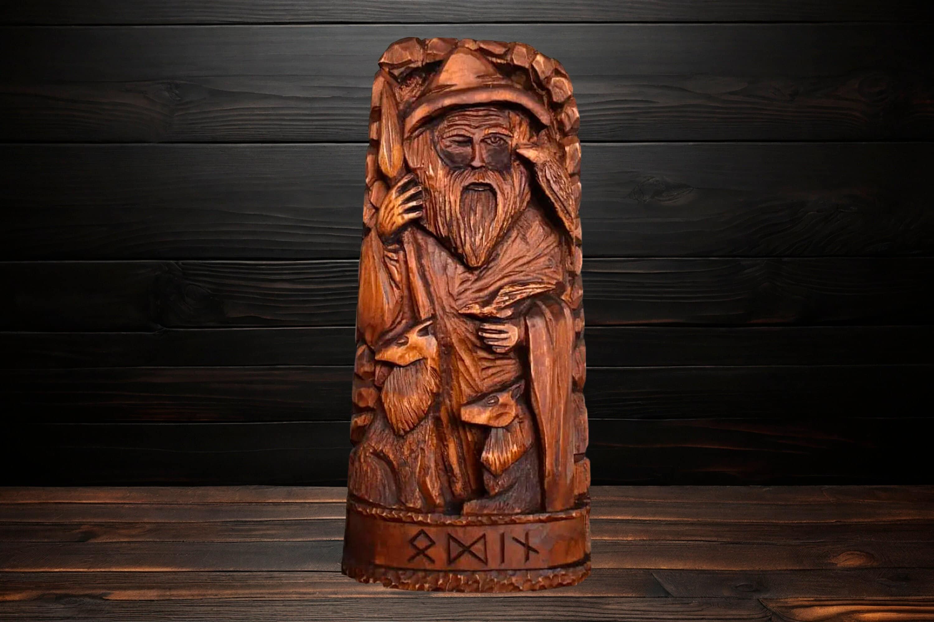 Odin Norse God Figure Wotan Statue Odin Statue Allfather Statue Pagan ...