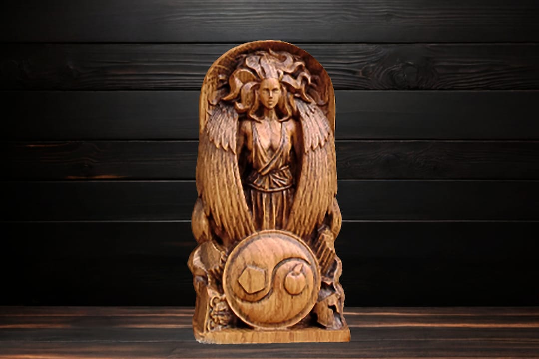 Eris Statue Greek Mythology Eris Statue Wooden Statue Goddess Altar ...