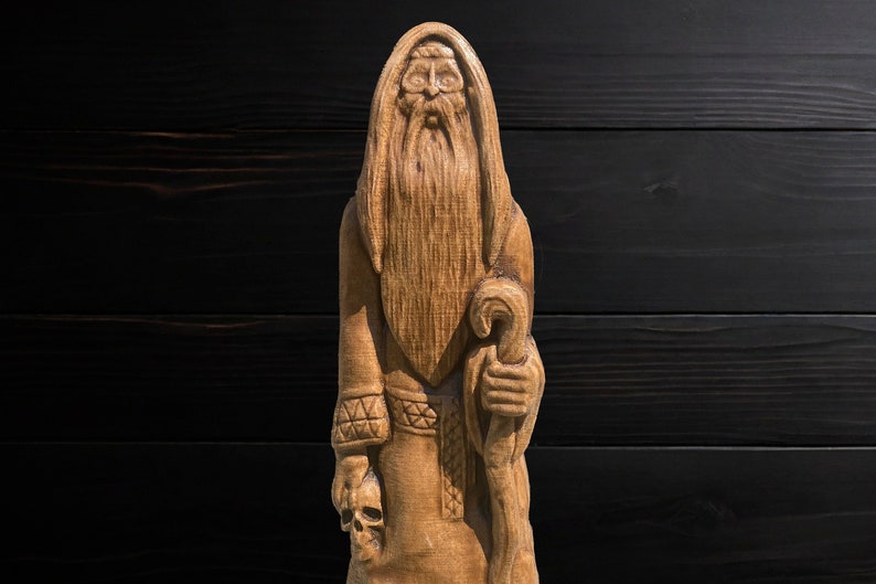 Chernobog Statue Slavic Gods Slavic God Statue Pagan Statue Wood ...