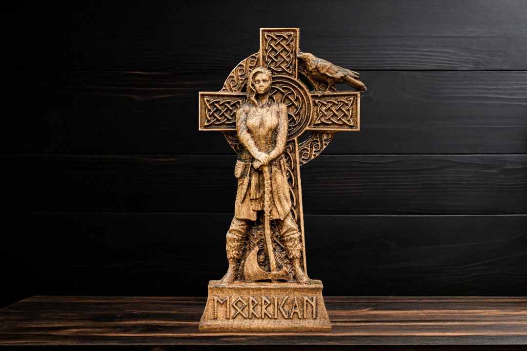 Morrigan Morrigu Statue War and Fate Goddess Irish Goddess Pagan Wiccan ...