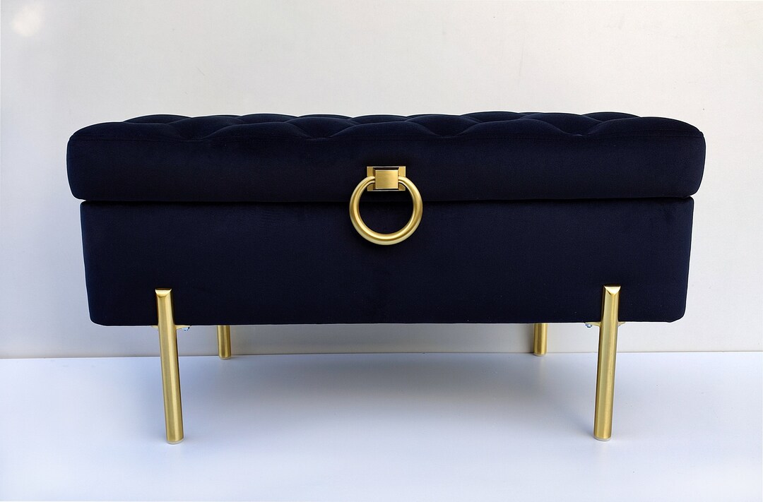 Sitting Pouffe With Storage for the Hall Pouf for Hallway Handmade ...