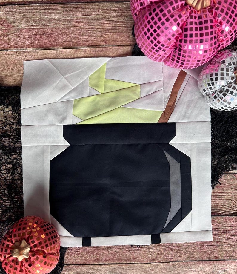 Cauldron Concoctions Foundation Paper Piecing Quilt Block Pattern - Etsy