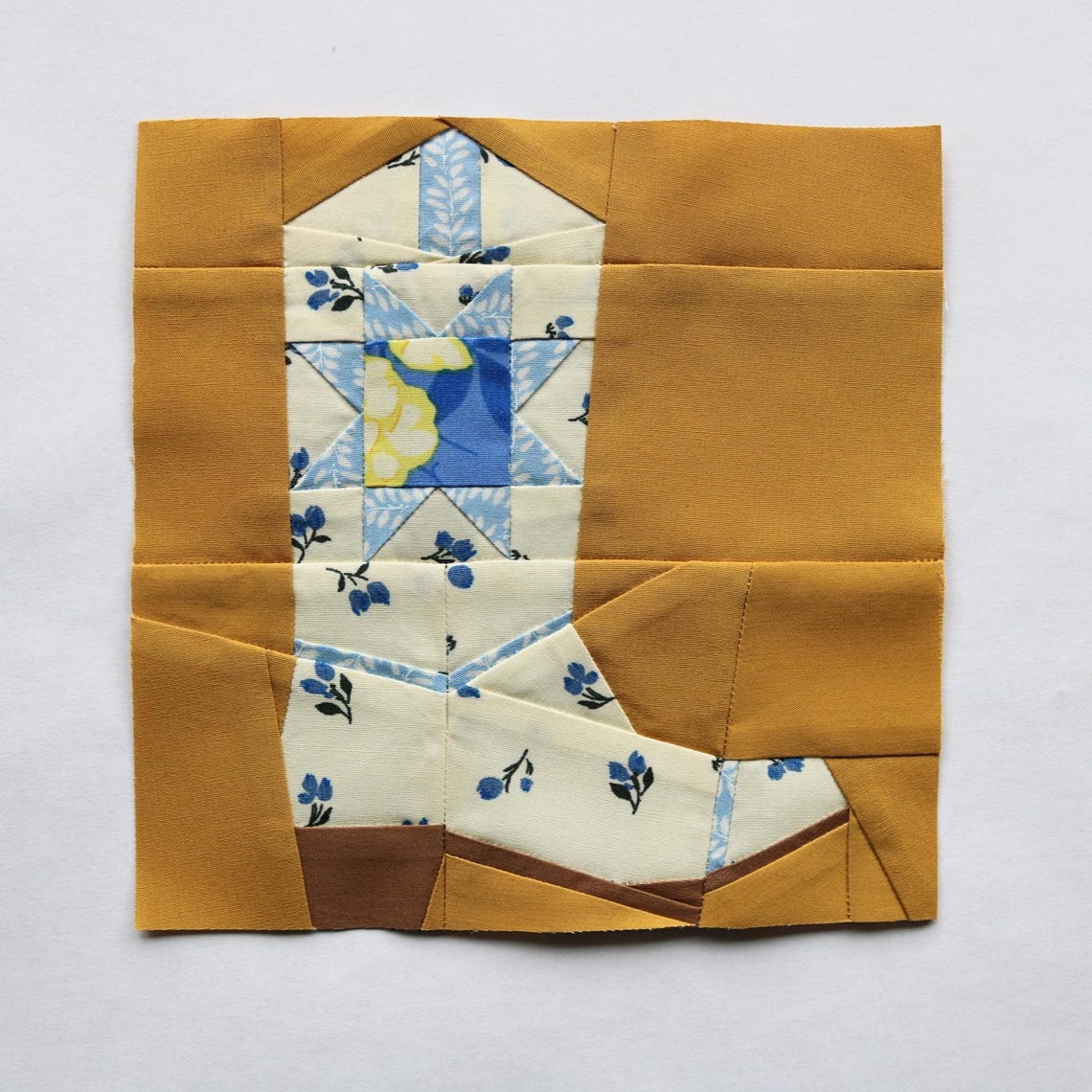 Sawtooth Boot Foundation Paper Piecing Quilt Block Pattern - Etsy