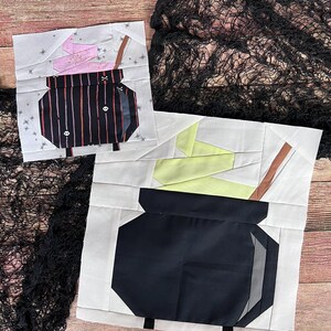 Cauldron Concoctions Foundation Paper Piecing Quilt Block Pattern - Etsy