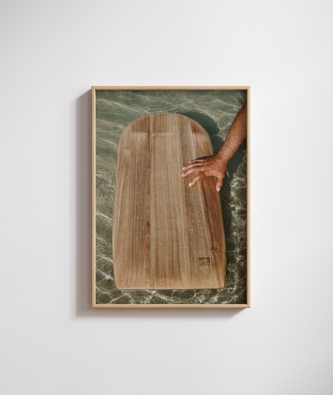 Waikīkī Beach Wall Art, Paipo Board, Hawaii Photography, Digital ...