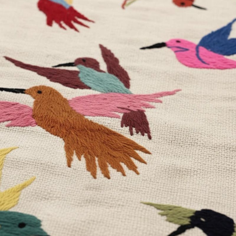 Flat Weave Colourful Rug - Etsy