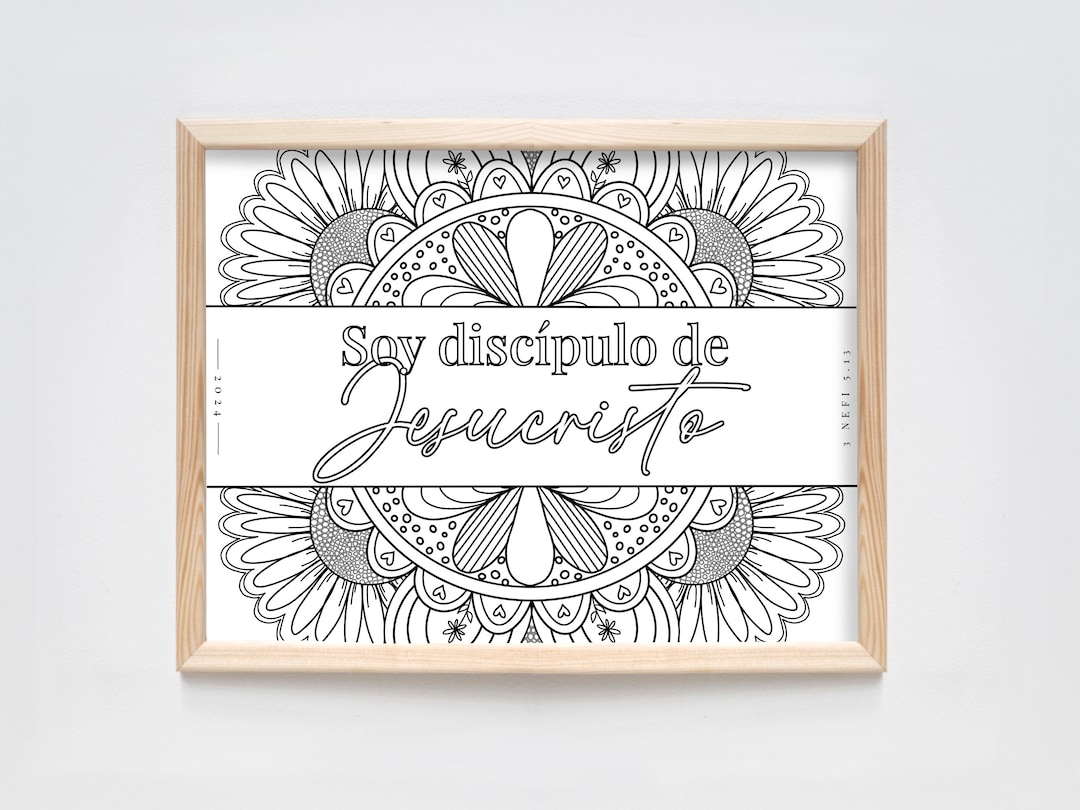 Soy Discipulo De Jesucristo Pagina Para Colorear | I Am a Disciple ...