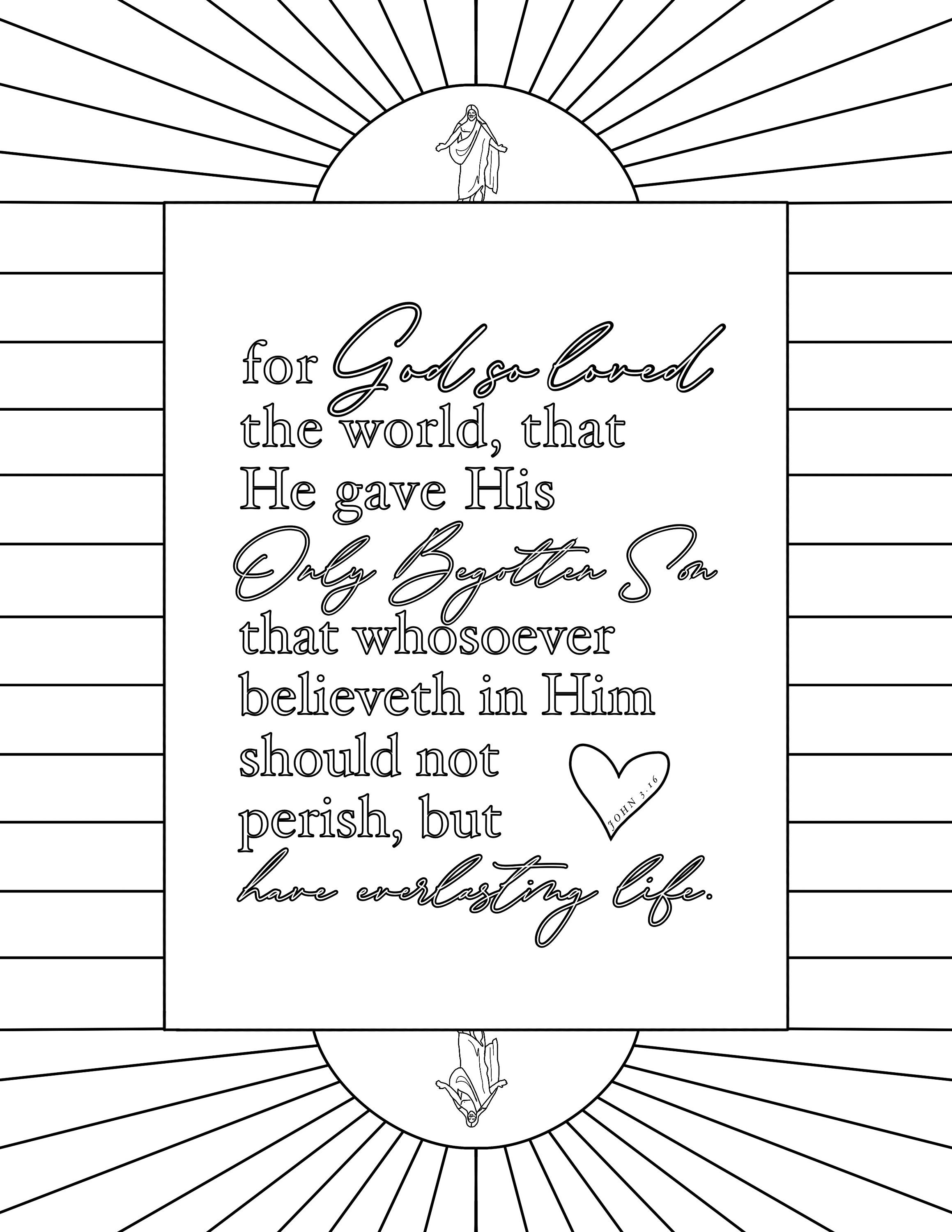 Christian Valentine's Day Coloring Page Bundle | Mutual/young Women's ...