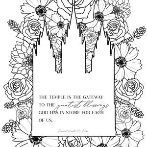 Teachings of President Russell M. Nelson Coloring Page Bundle | General ...