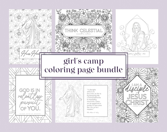 I Am a Disciple of Jesus Christ Coloring Page | LDS Youth Theme 2024 ...