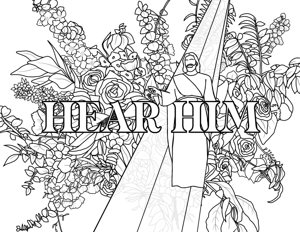 President Nelson Coloring Pages | General Conference Activity (digital ...