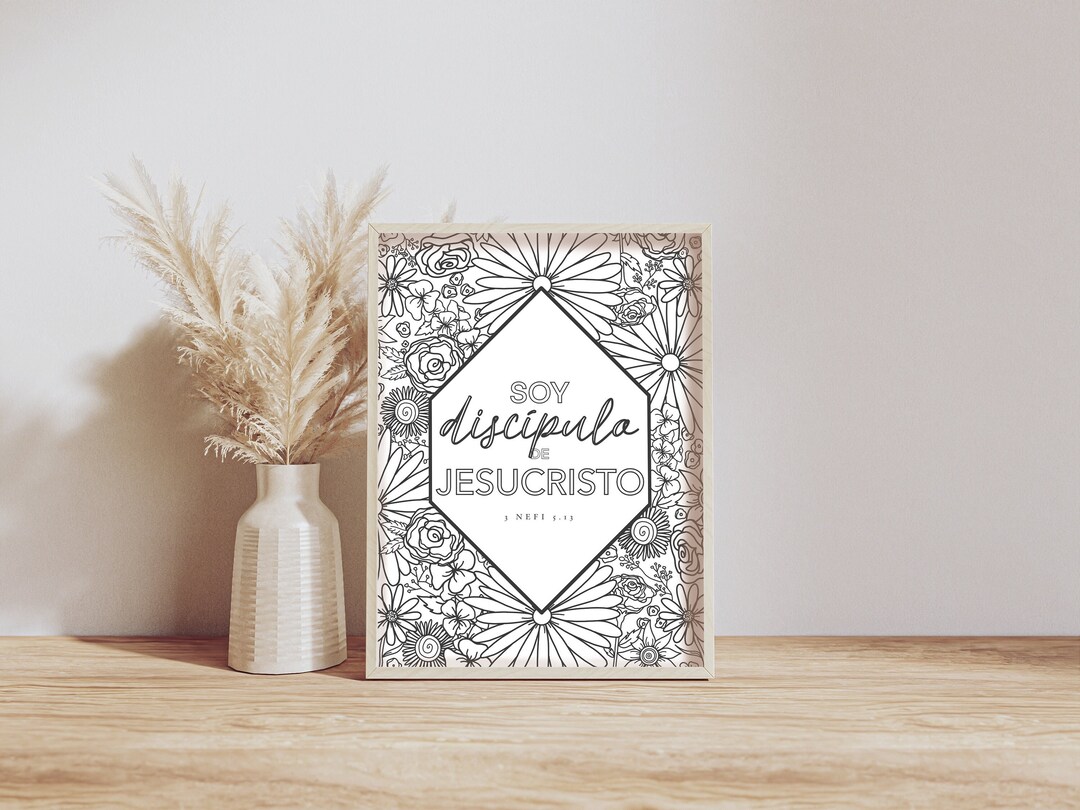 Soy Discipulo De Jesucristo Pagina Para Colorear | I Am a Disciple ...
