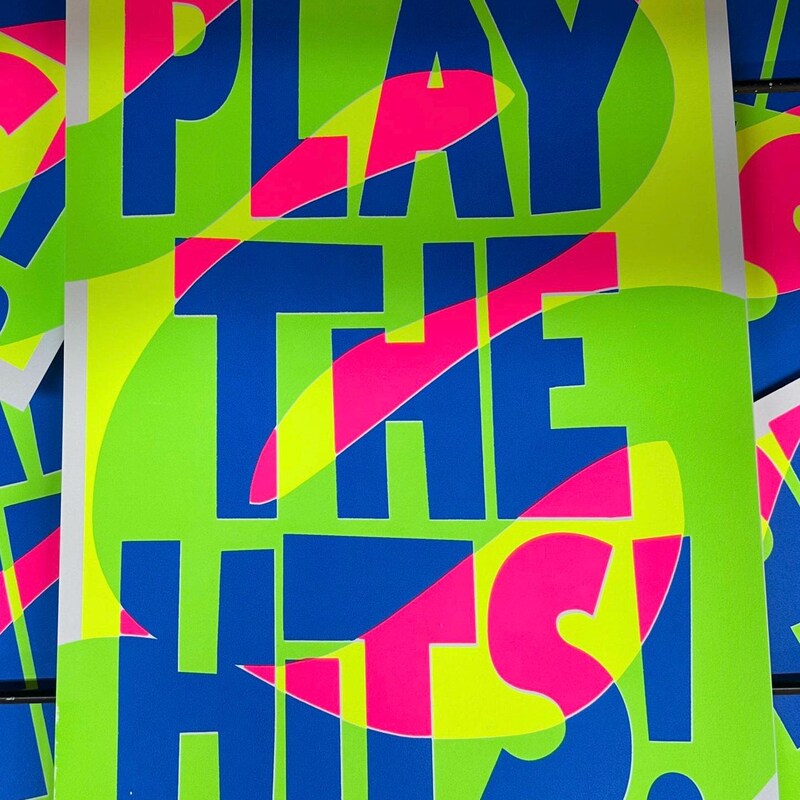 Screenprint Neon - Etsy