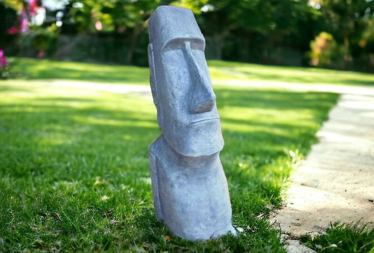 Plastic Moai Head Figure Detailed Moai Head Statue Large Outdoor Head Figurine - Etsy