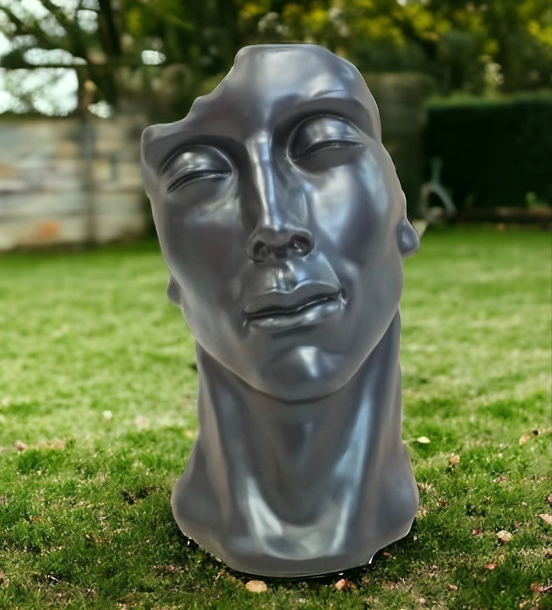 Woman Face Figure Plastic Woman Face Figurine Woman's Bust Statue - Etsy