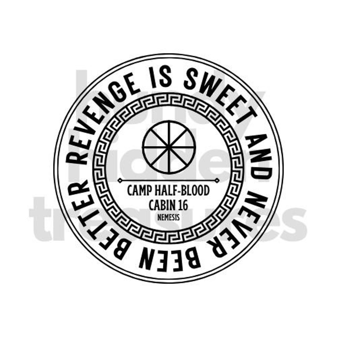 Percy Jackson - Camp Half-blood Cabin 16 - Nemesis - Motto - SVG and ...