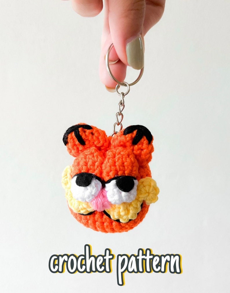 Garfield Crochet Patern English Pattern - Etsy