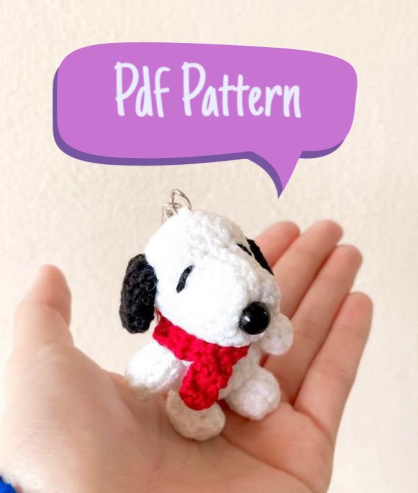 Snoopy Crochet Pattern - English Pattern - Etsy