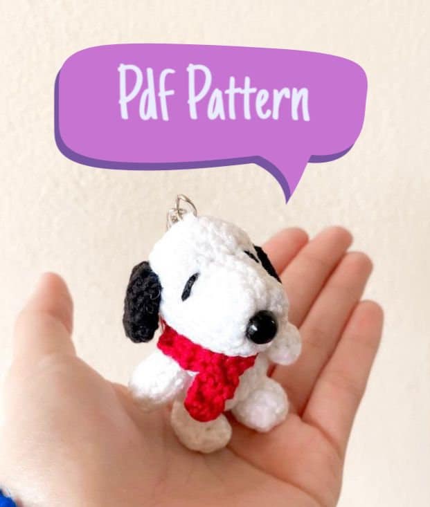 Snoopy Crochet Pattern - English Pattern - Etsy