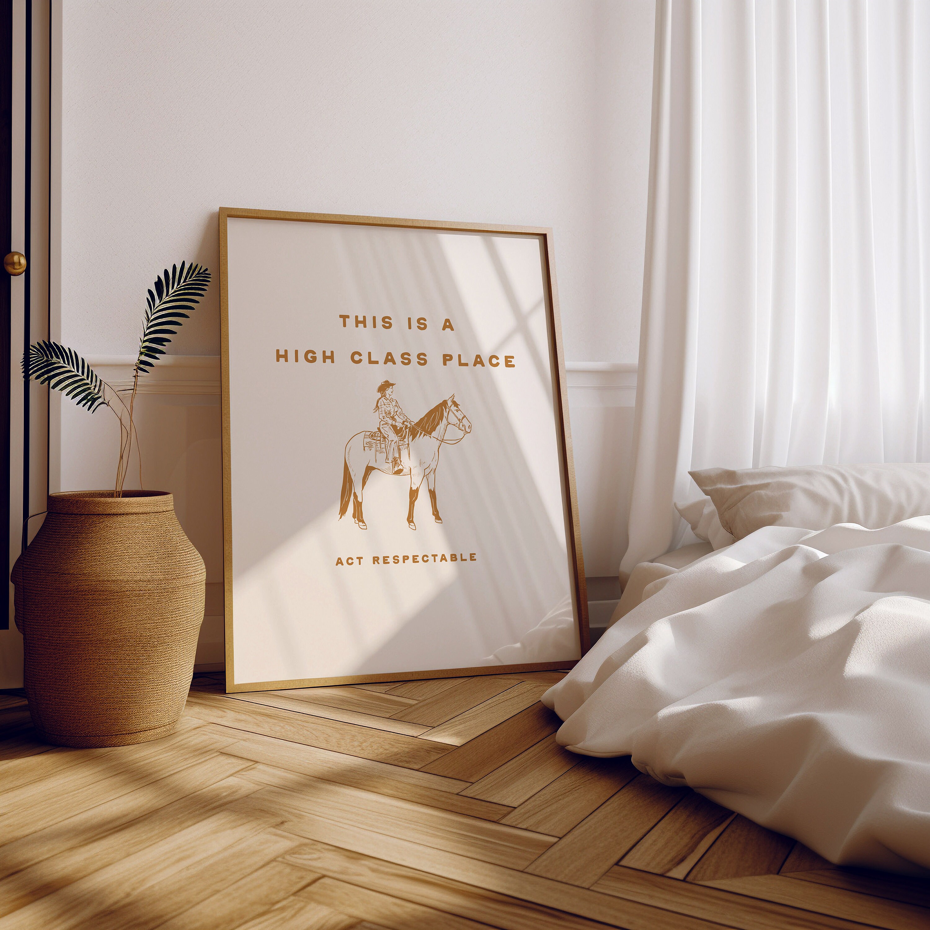 Cowgirl Wall Art Western Wall Art Trendy Print Southwestern Poster ...