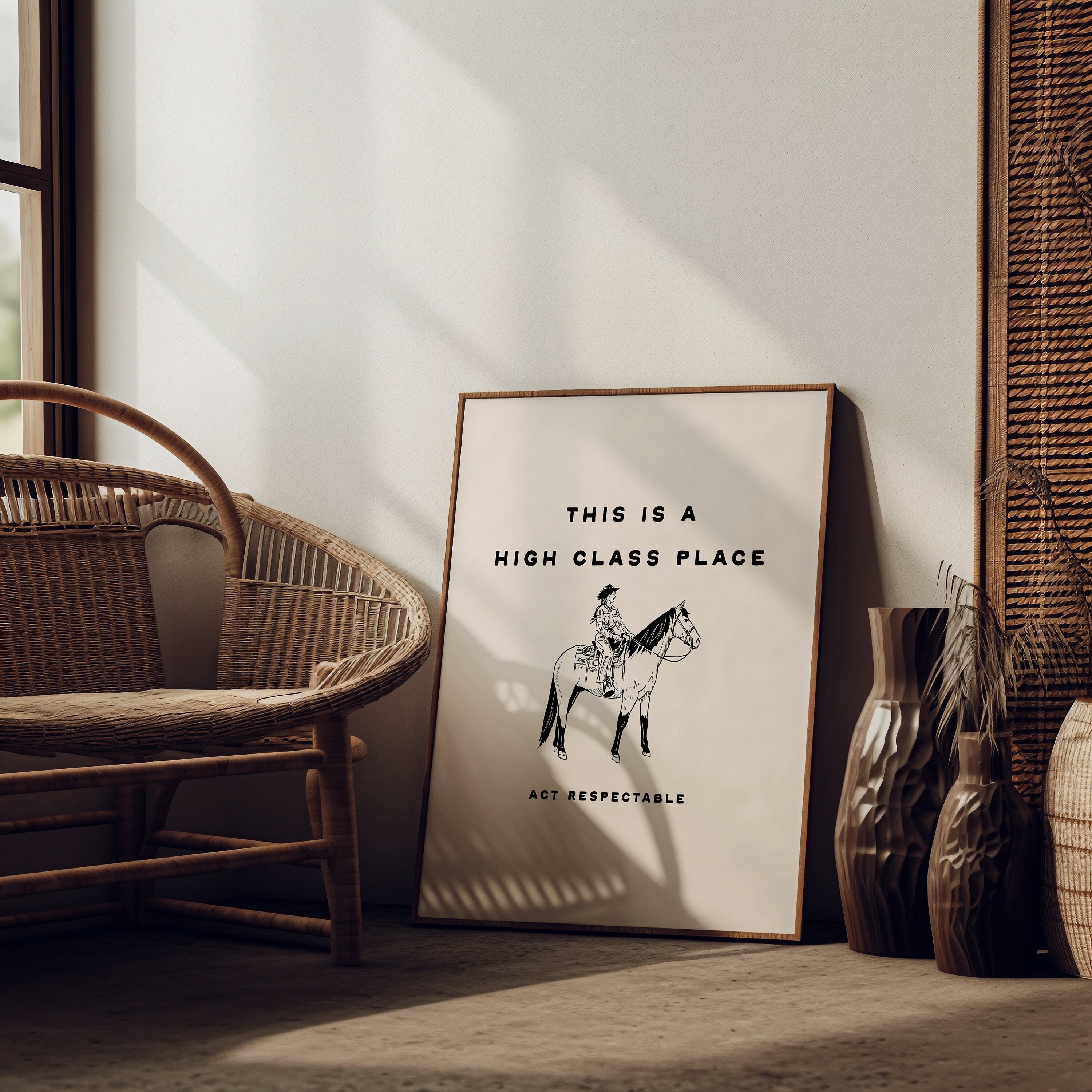 Modern Western Wall Art Western Wall Art Trendy Print Southwestern ...