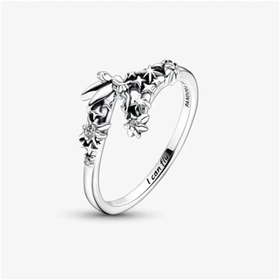 Pandora Tinkerbell Sparkling Ring, Women's Ring, Cubic Zirconia Silver ...