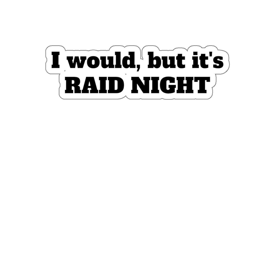 Raid Night Decal - Etsy