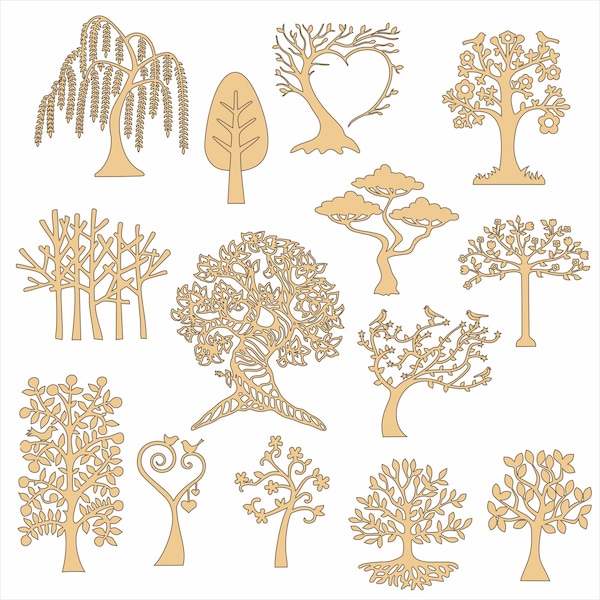 Laser Cut Tree - Etsy