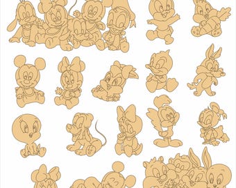 Lilo Stitch Laser Cut File Vector / Dxf Cdr Svg Ai Pdf / Instant ...