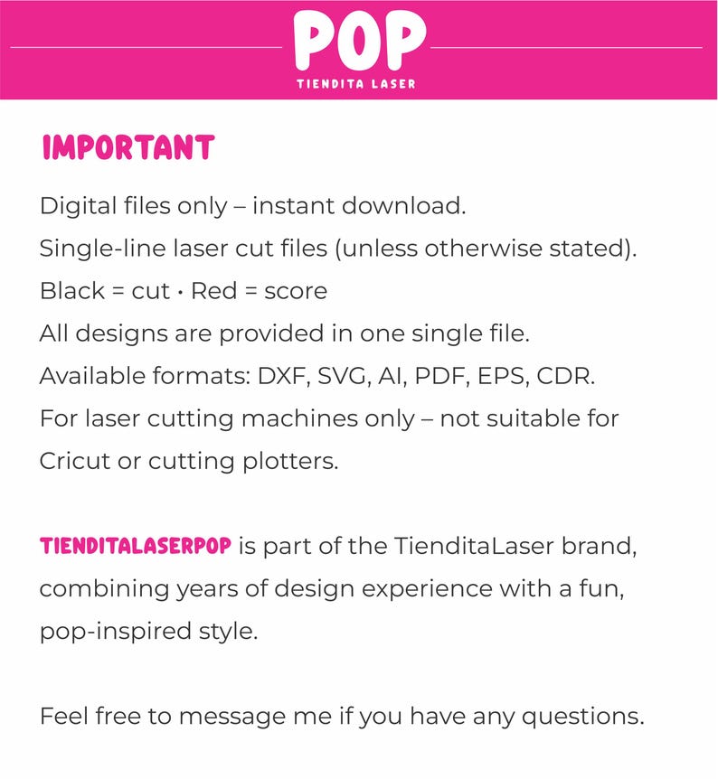 Plim Plim Laser Cut Vector Pack – SVG DXF CDR Files (digital File ...
