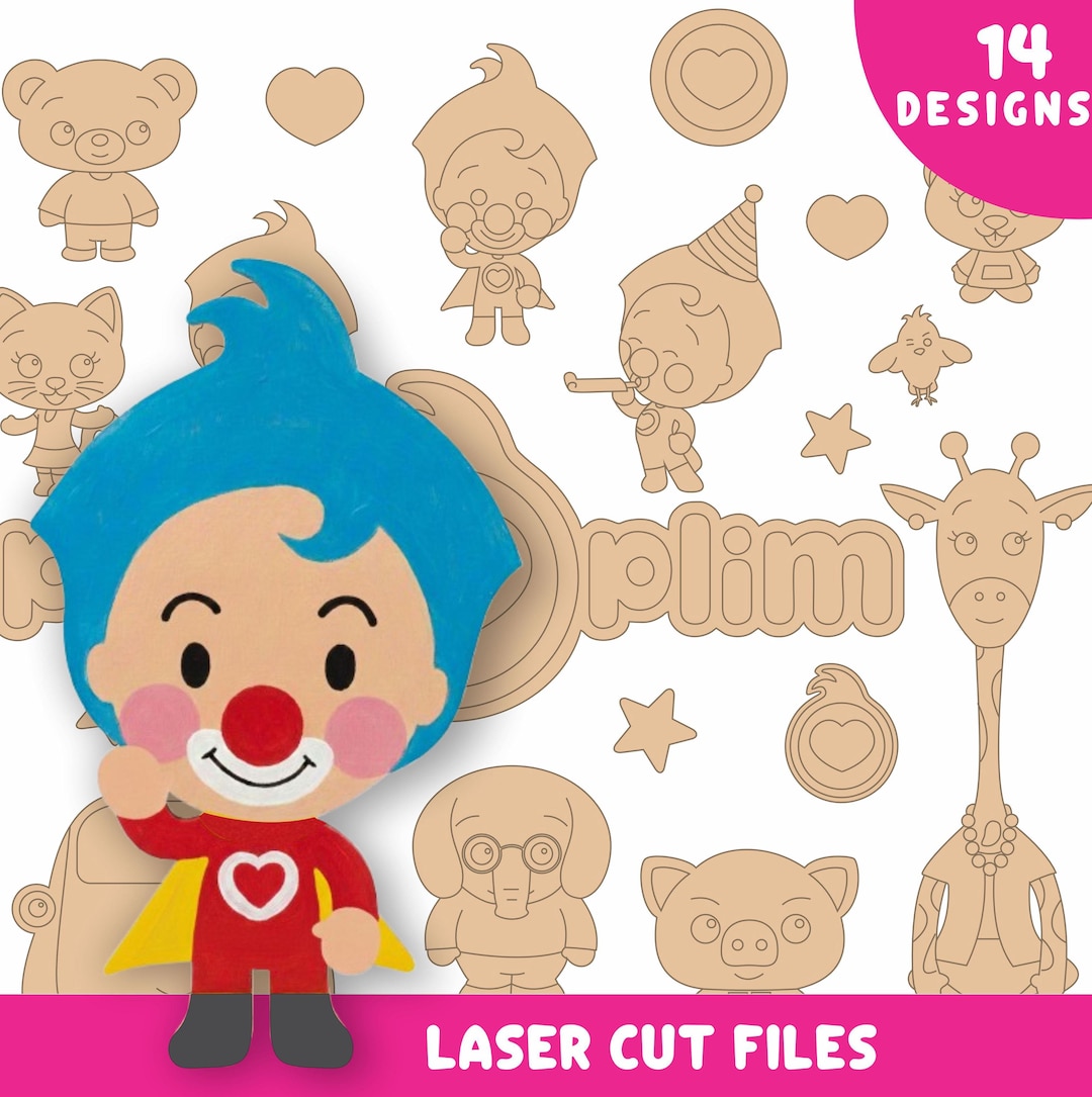 Plim Plim Laser Cut Vector Pack – SVG DXF CDR Files (digital File) - Etsy