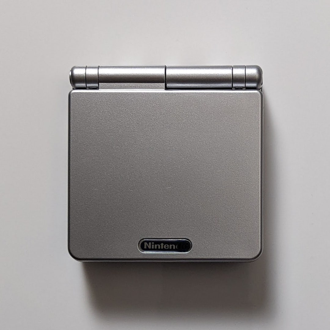 Nintendo Gameboy Advance SP Silver Refurbished - Etsy UK