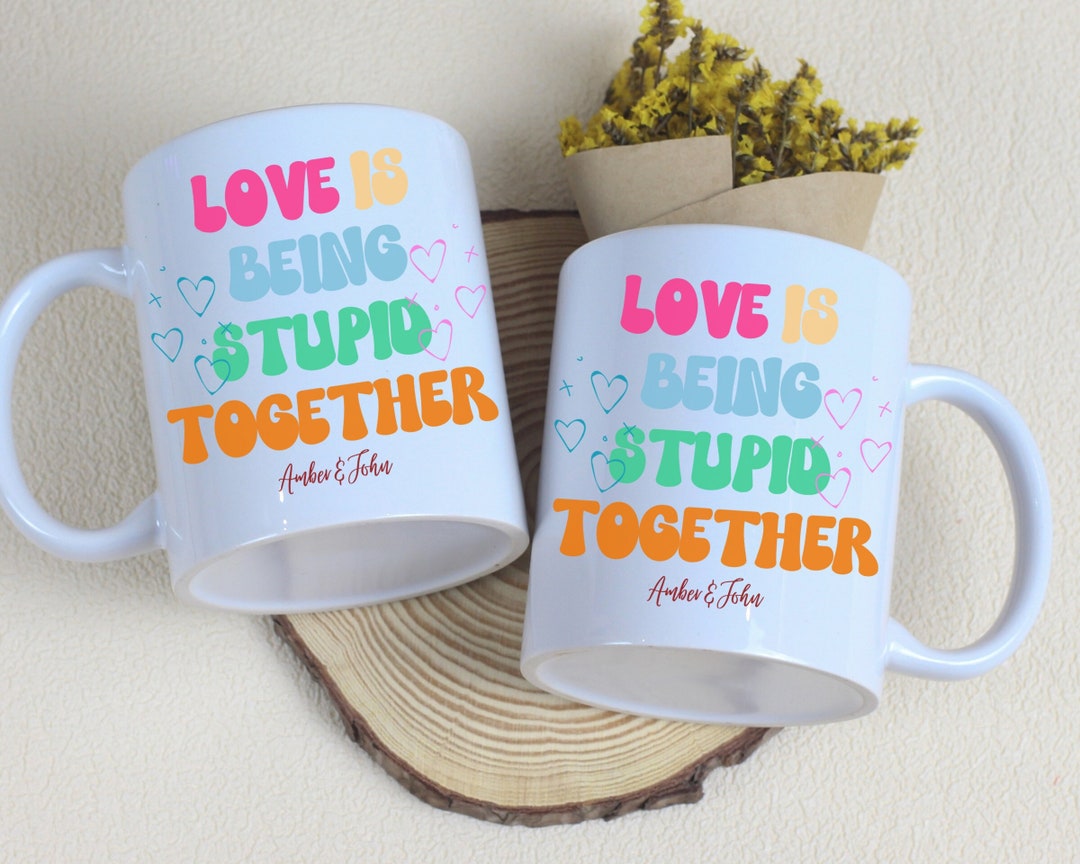 Personalized Couples Mugs, Custom Matching Mugs for Couple, Custom Gift ...