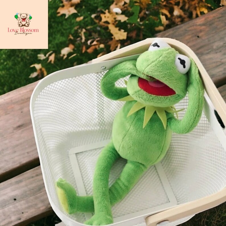 Kermit the Frog Plushie, Kermit the Frog Toy, Muppet Toy, Muppet ...
