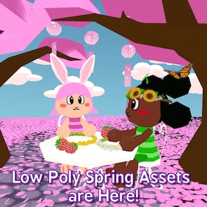 3D Low Poly Vtuber Spring Asset Bundle - Etsy