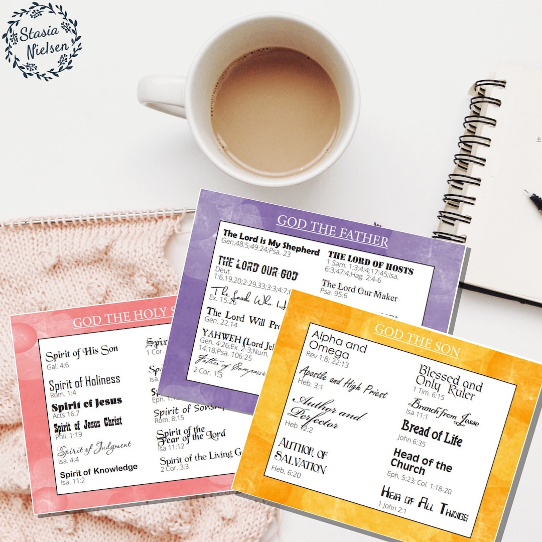 Names of God Cards - Etsy