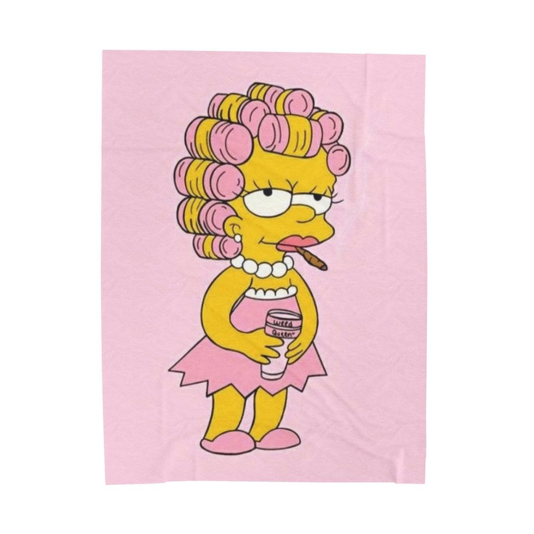 Lisa Simpson Plush Blanket - Etsy