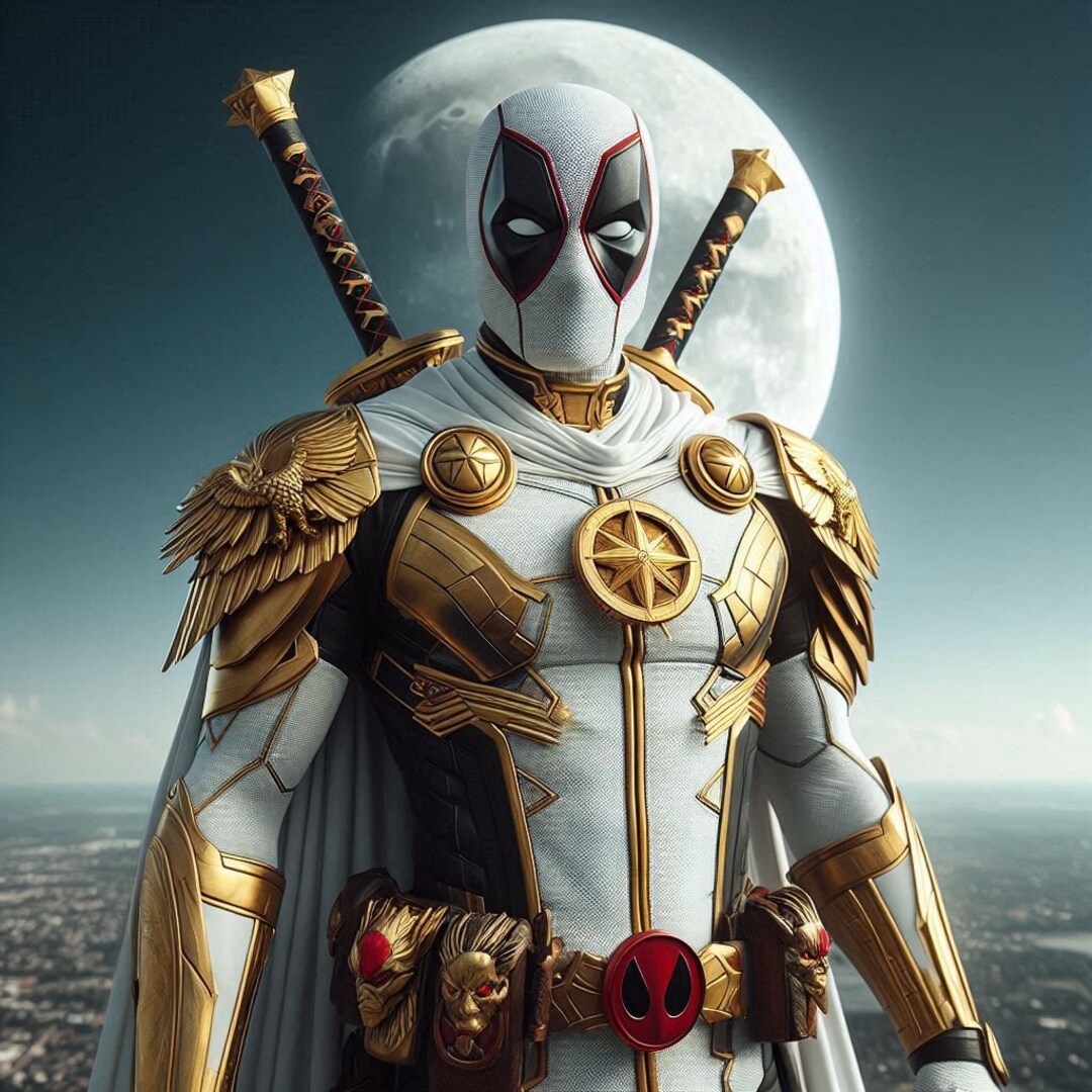 Deadpool Moon Knight Marvel Wallpaper Screensaver MCU - Etsy