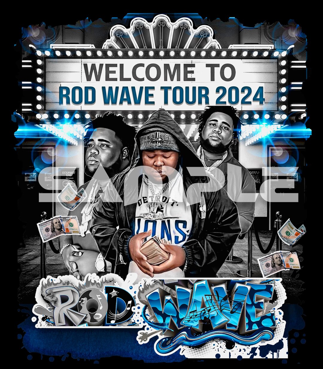 Rod Wave Shirt Design - Tour 2024 - Rod Wave Concert - Hip Hop Music ...