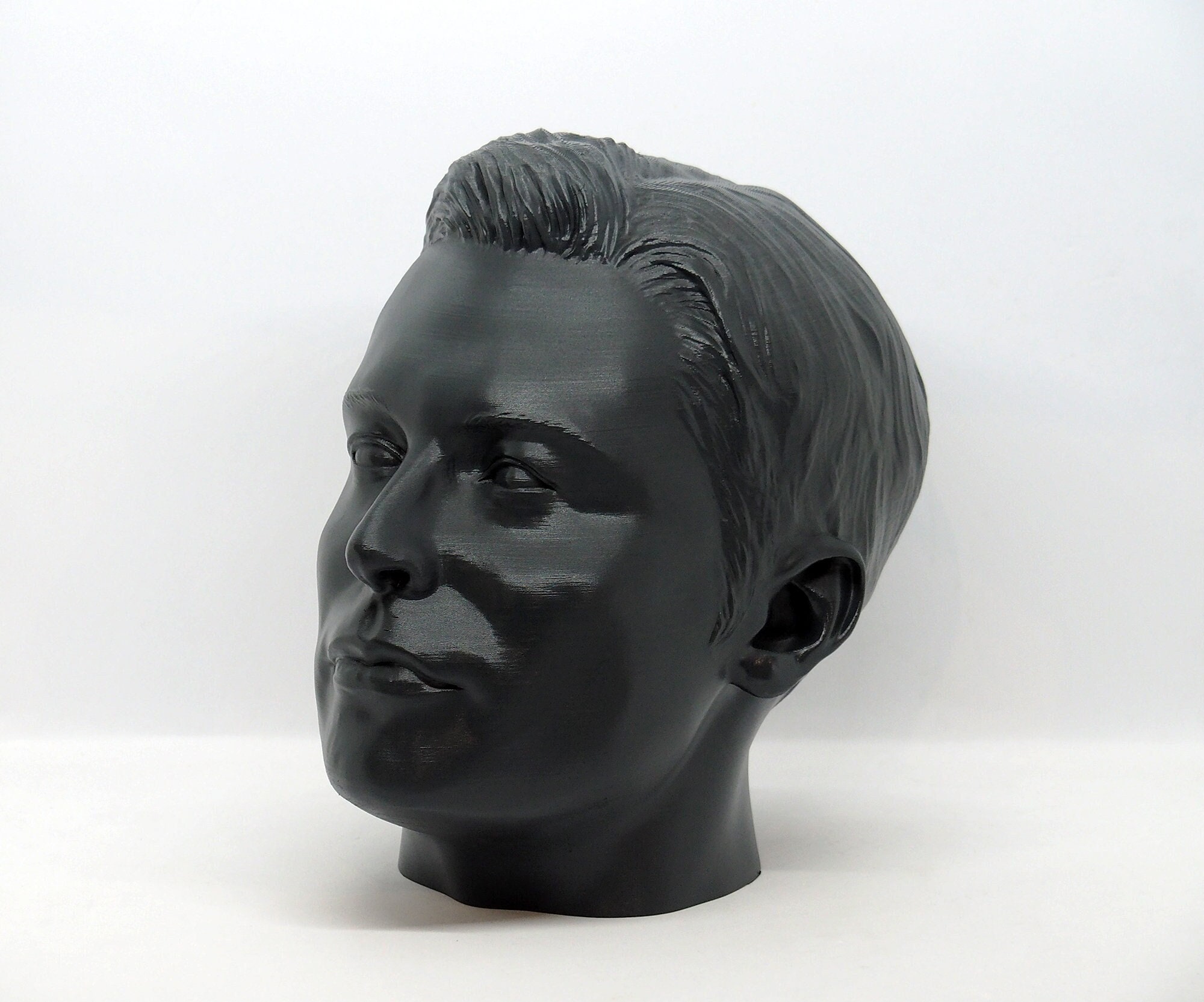 Elon Musk Headphone Stand 3d Printed Bust Headphone Holder Desktop VR Headset Holder Room Decor ...