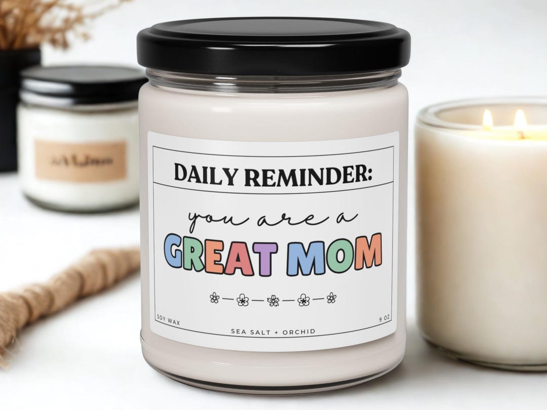 Best Mom Ever Mother's Day Candle, Gift for Mom, Mama's Birthday ...