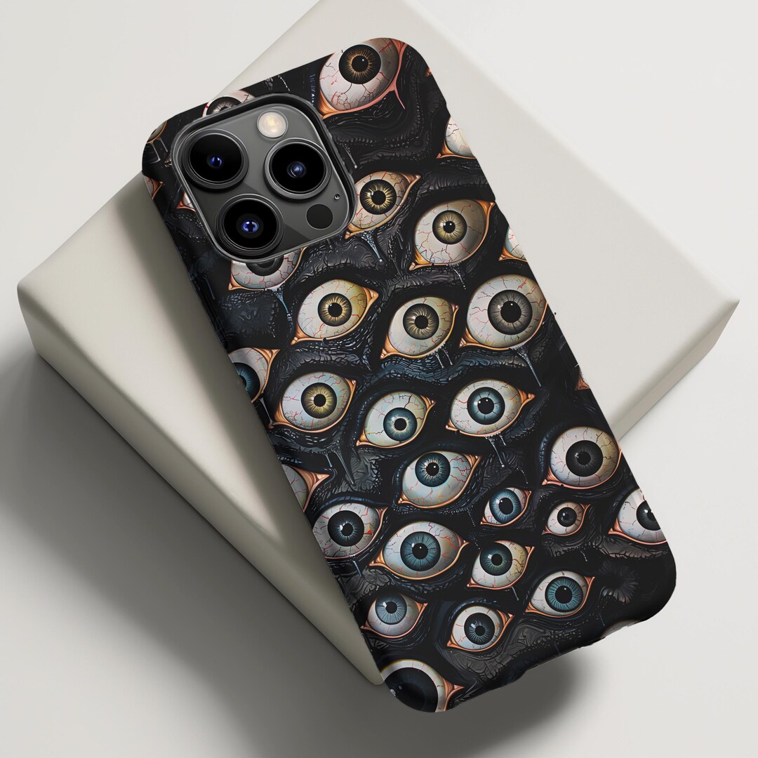 Weirdcore Eyeball Creepy Phone Case for iPhone Case, Samsung Galaxy ...